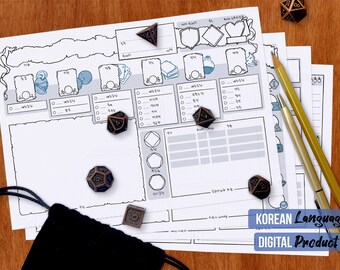Sidekick Character Sheet A4 Dnd 5e PDF Fillable | Etsy