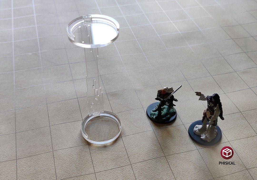 Floating Platform | Acrylic Platform | 1inch Square - Etsy UK