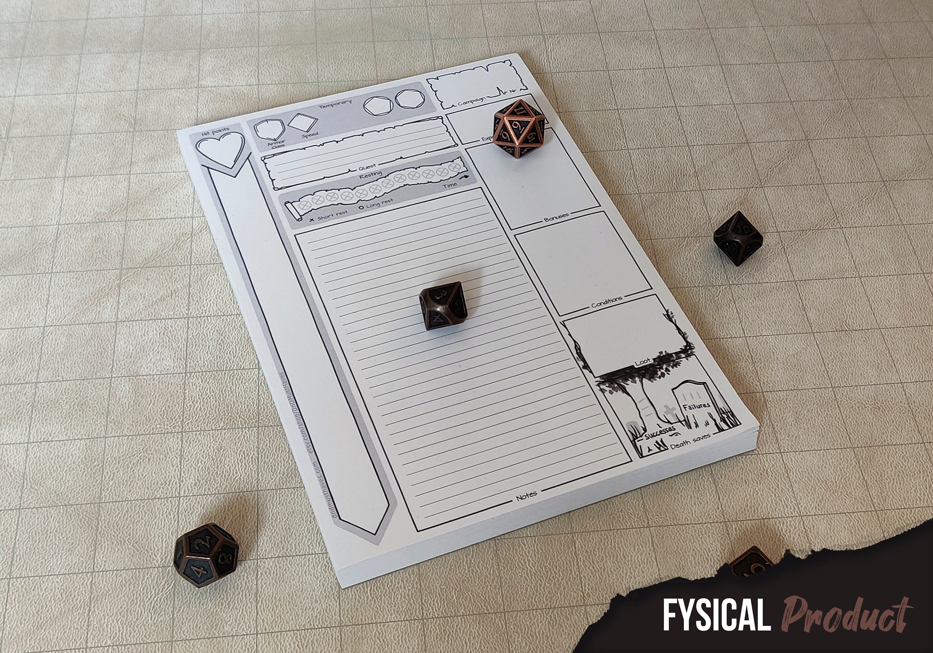 Session Notepad Dnd 5e A5 Noteblok Recycled Paper - Etsy