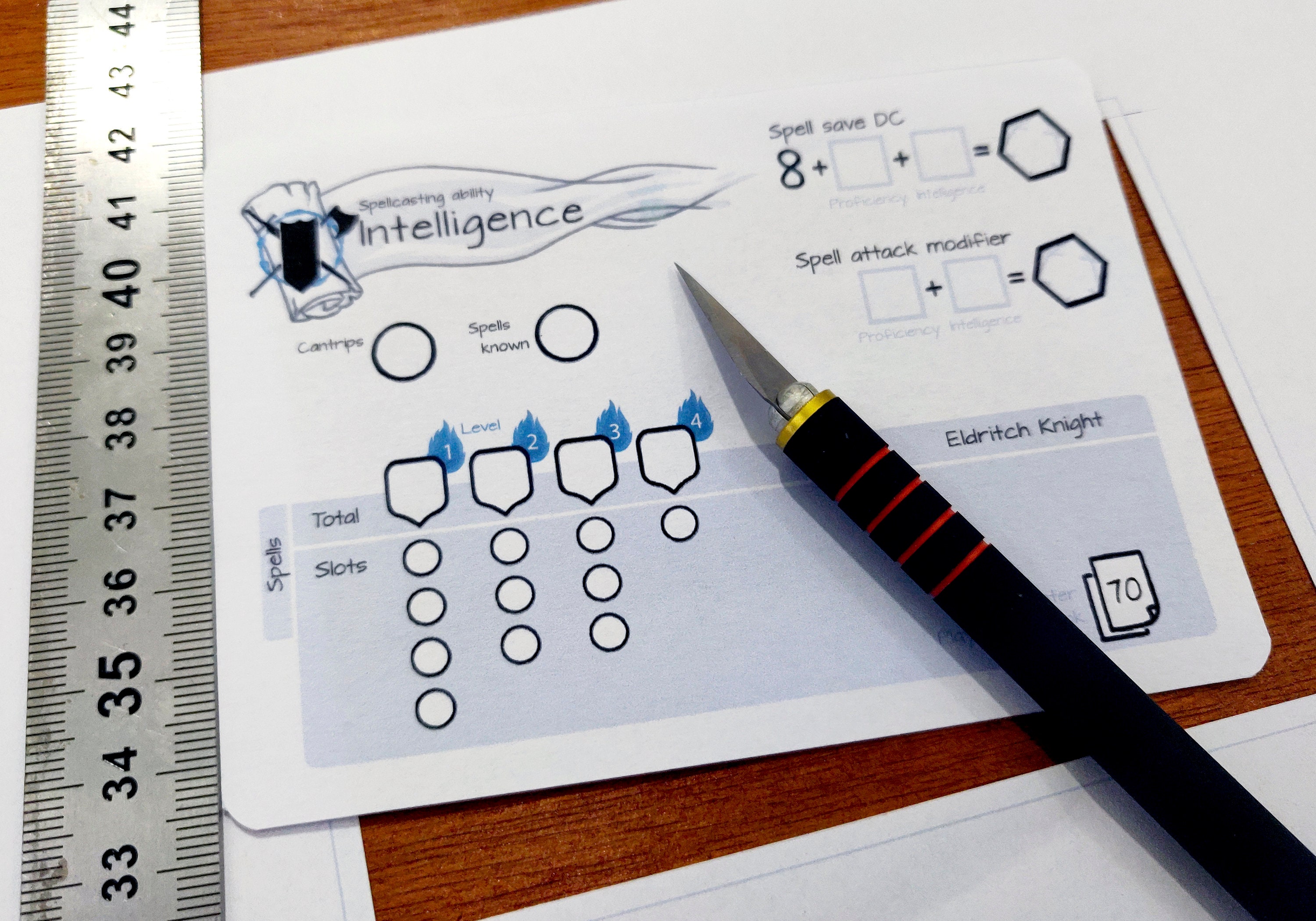 Fighter Spell Slot Tracker Dnd 5e PDF - Etsy