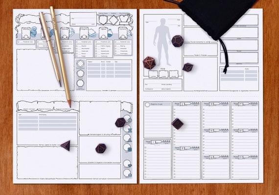 Sidekick Character Sheet A4 Dnd 5e PDF Fillable Dnd, 60% OFF