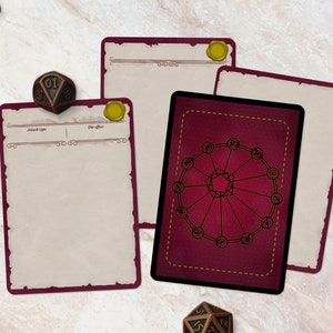 Ability Cards [full Color] - Dnd 5e | PDF | Fillable - Etsy