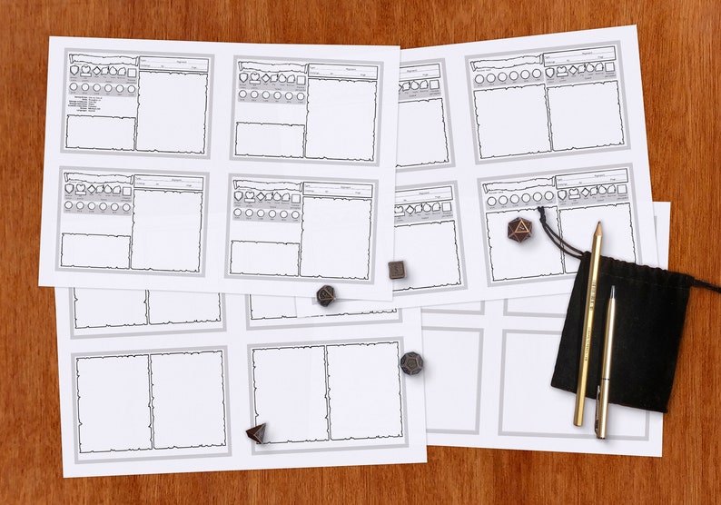 Monster Cards Dnd 5e PDF Fillable Same Size as the - Etsy