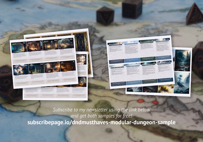 Weather Deck - Modular Dungeon | Dnd 5e | PDF - Etsy