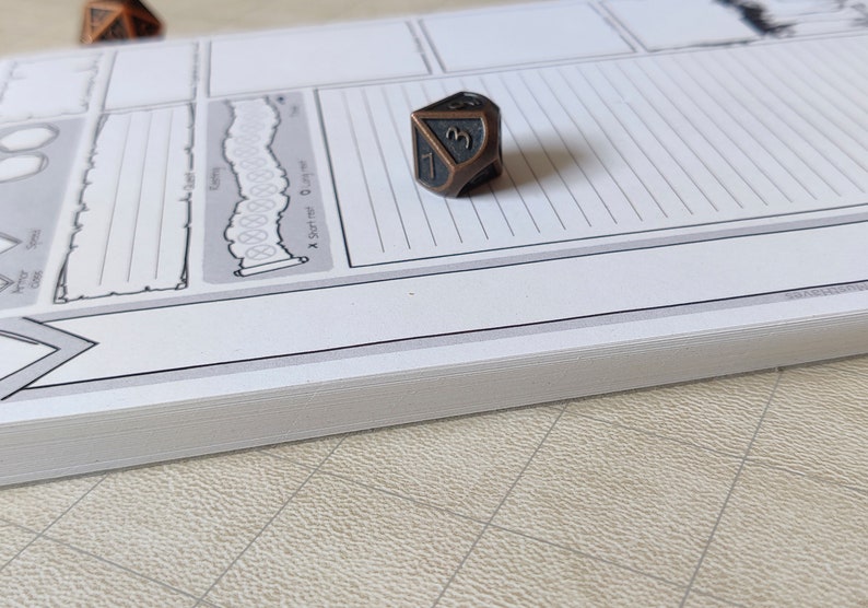 Session Notepad Dnd 5e A5 Noteblok Recycled Paper - Etsy