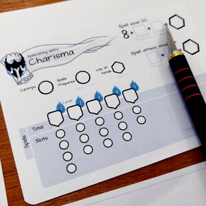 Paladin Spell Slot Tracker – Dnd 5e | PDF - Etsy