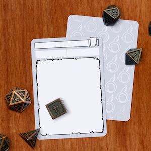 Ability Cards - Dnd 5e | PDF | Fillable | Same Size as the Official - Etsy