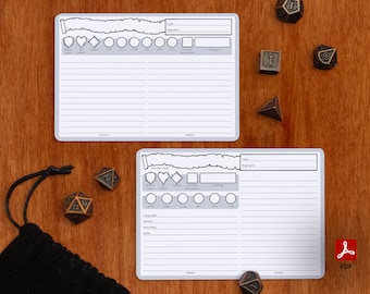 Monster Cards - Dnd 5e | PDF | Fillable | Same Size as the Official - Etsy