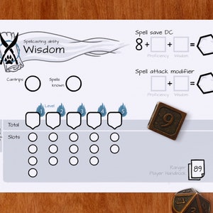 Ranger Spell Slot Tracker – Dnd 5e | PDF - Etsy