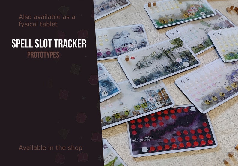 Wizard Spell Slot Tracker Dnd 5e PDF - Etsy