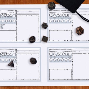 Monster Cards - Dnd 5e | PDF | Fillable | Same Size as the Official - Etsy