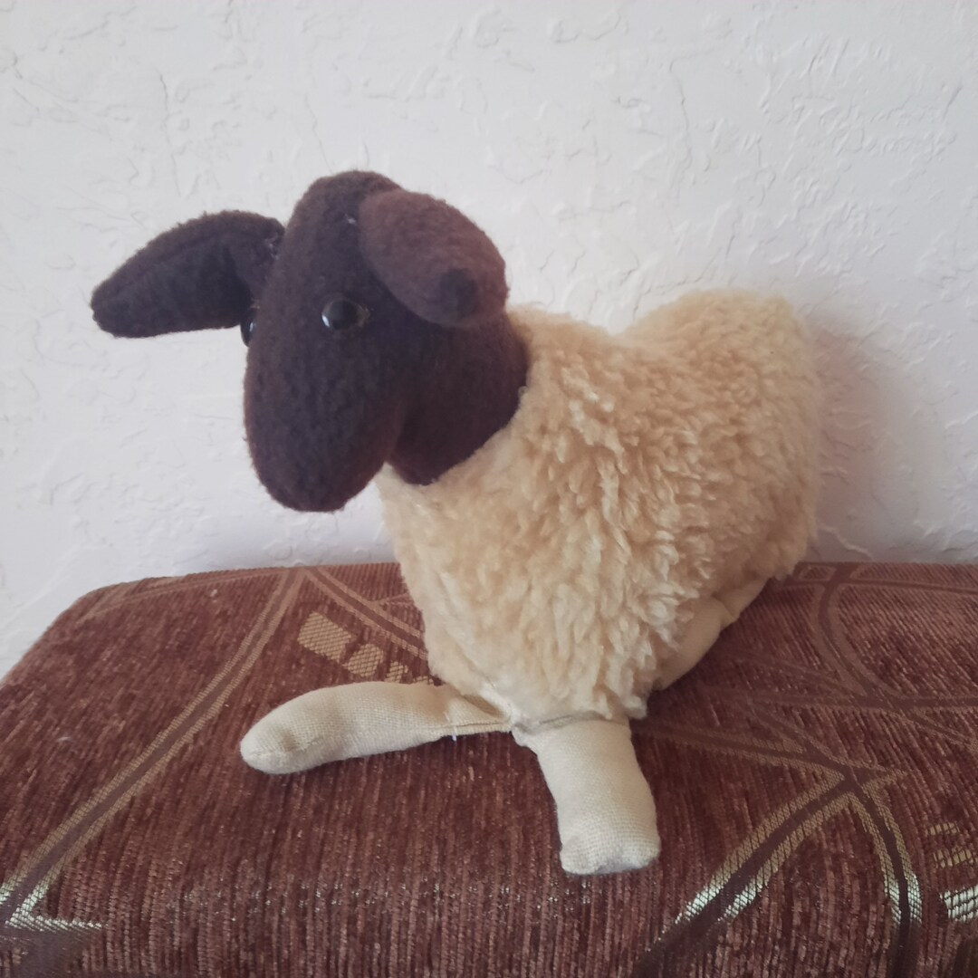 Wool Lamb Toy Wool Toys Vintage Lamb Woolen Lamb Toy Wool Plush Lamb ...