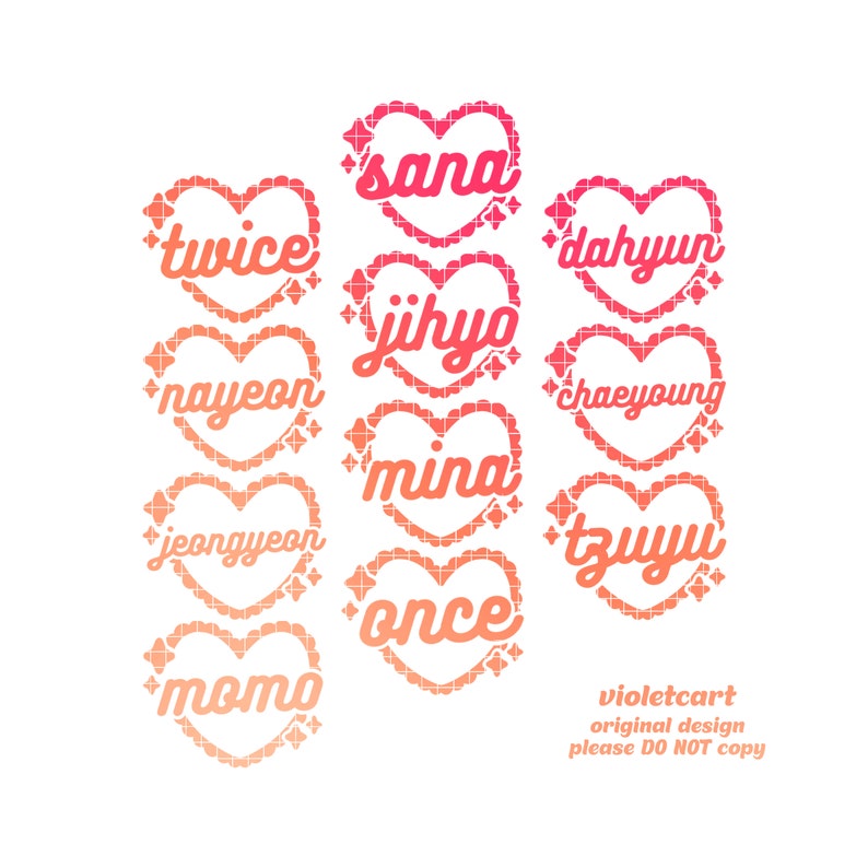 TWICE Lightstick Holographic Decal Stickers for Once & - Etsy