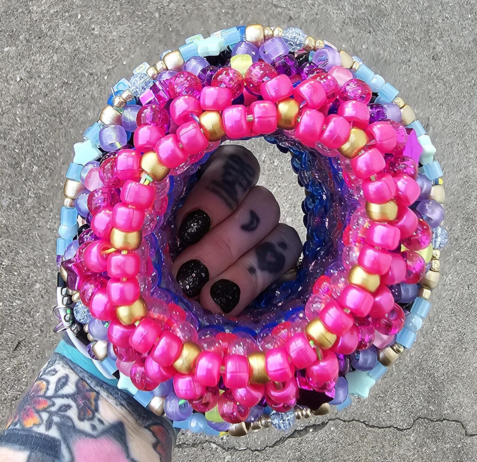 Epic Galaxy Themed Rotating Cuff - Etsy