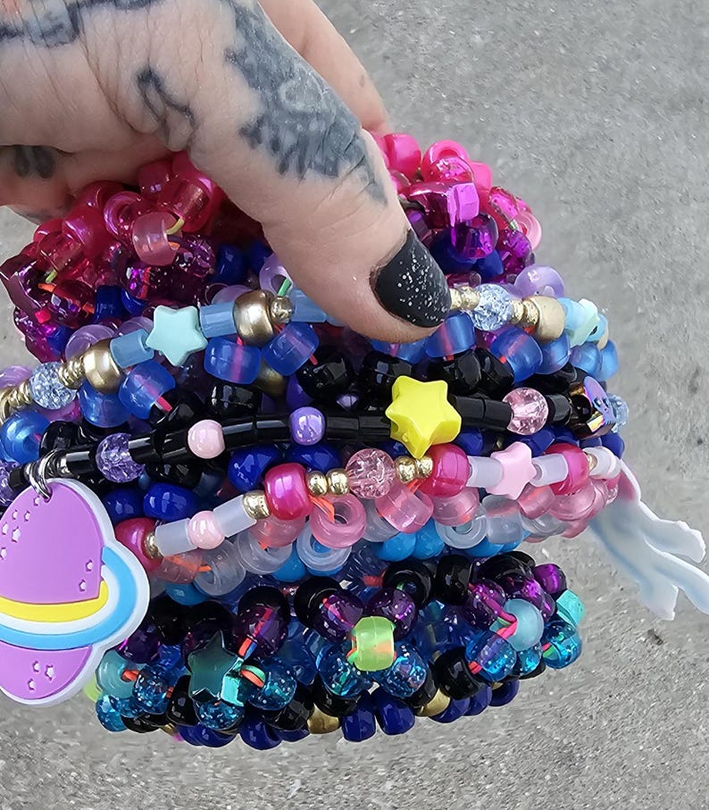 Epic Galaxy Themed Rotating Cuff - Etsy