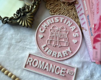 Library Sign Book Decor Bookish Conversation Hearts Valentines Day ...