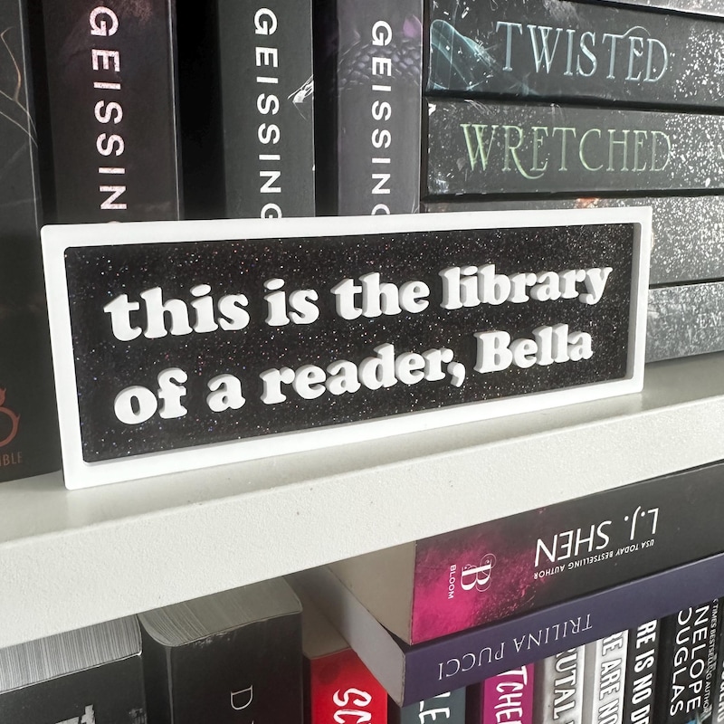 Library of a Reader Bella - Etsy