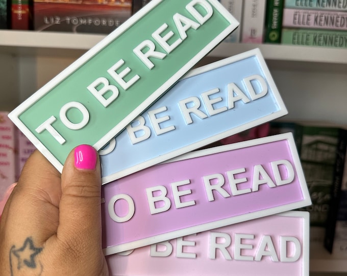 To Be Read Library Sign Street Sign Book Sign Bookish Decor TBR Sign - Etsy