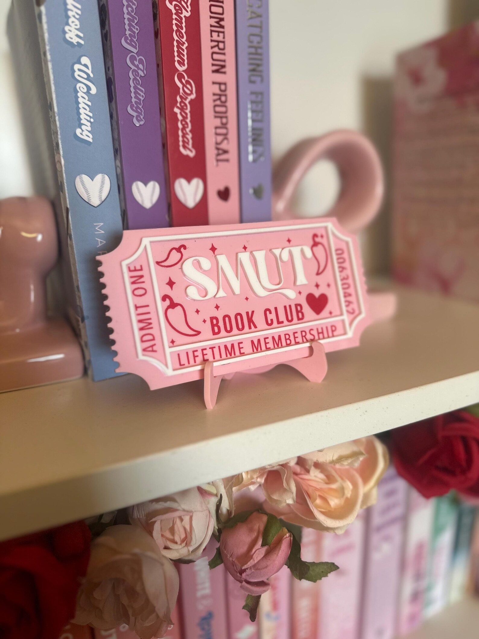Bookish Ticket | Bookclub Ticket | Bookshelf Decor | Bookish Decor ...