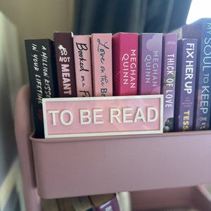 To Be Read | Library Sign | Street Sign | Book Sign | Bookish Decor ...