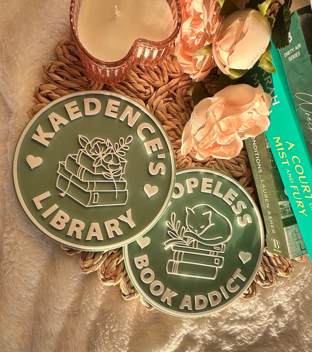 Library Sign | Book Decor | Bookish Decor - Etsy