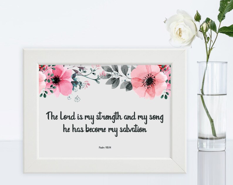 Printable Bible Verses Cards Scripture Christian Cards Flat Folded 5x7 ...