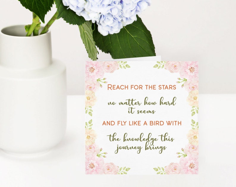 Printable Encouragement Card Inspirational Quote Card Encouragement ...