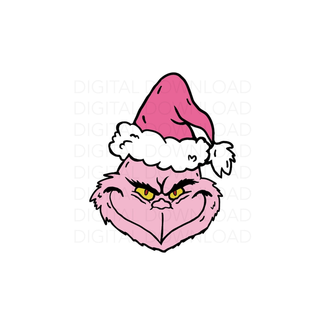Grinch Rosa SVG Grinch Rosa PNG Grinch Bougie SVG Grinch - Etsy España