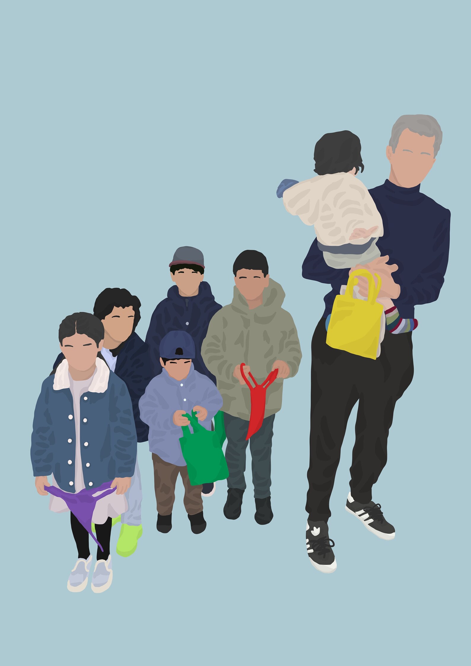 Custom Dad Portrait, Father's Day Gifts, Dad Gifts, Dad Illustration ...