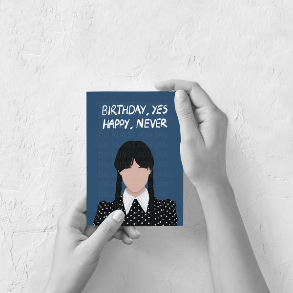 Wednesday Addams Cake Topper Printable - Etsy