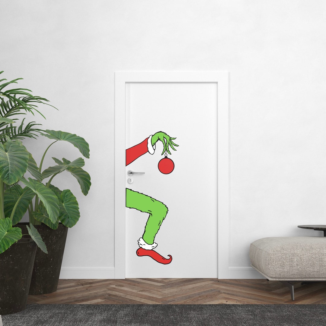 Grinch SVG Decoración de puerta Grinch SVG Adornos de puerta - Etsy México