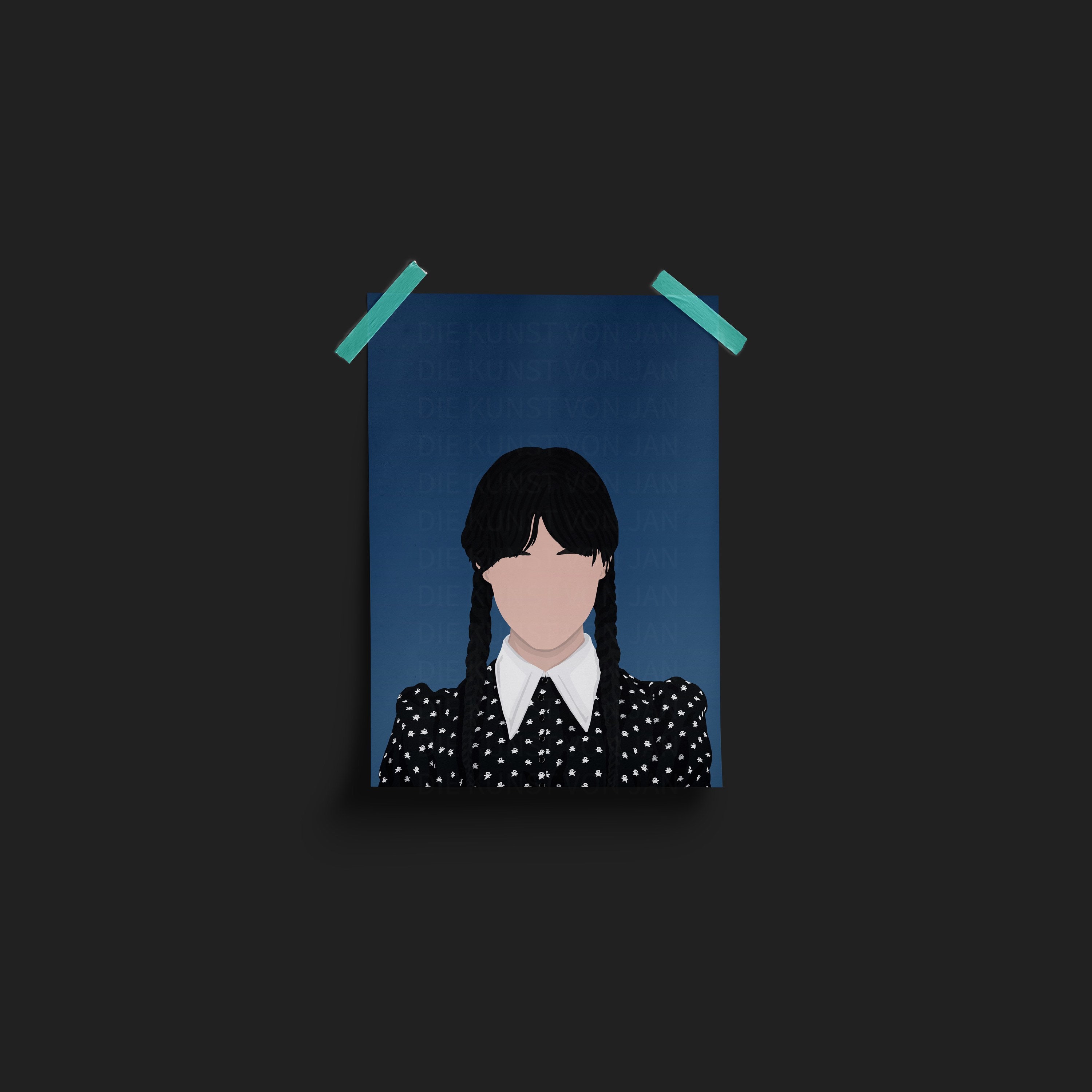 Wednesday Addams Portrait, Wednesday Poster