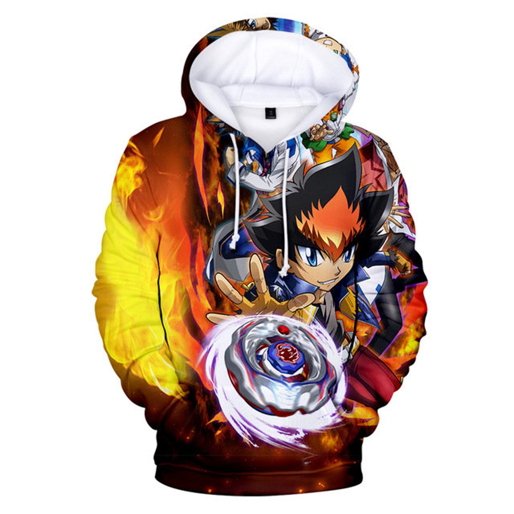 Beyblade Anime 3D Printed Hoodie