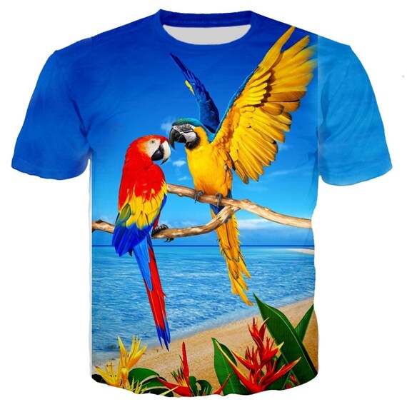 Parrot Shirt Tshirt Top T Gift New 2020 Shirt High Quality | Etsy