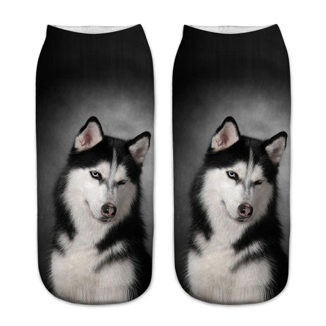 Husky Dog Socks Warm Unisex Socks Gift Christmas Socks - Etsy