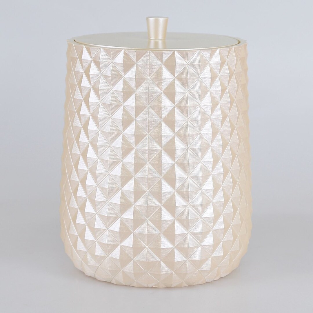 Pyramid Trash Can With Lid for Bathroom, Kitchen, Office / Garbage Box ...