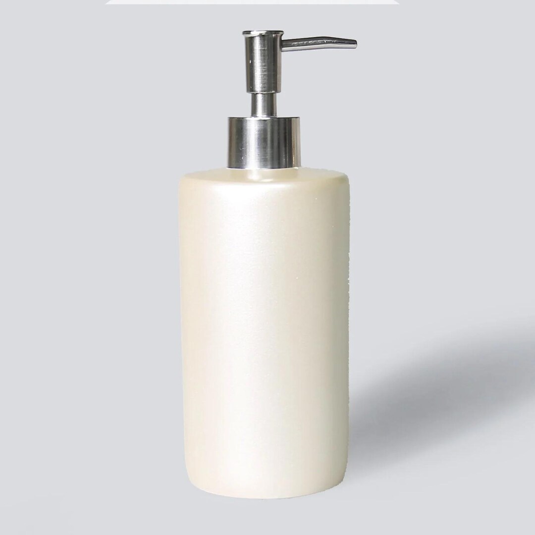 Victoria Soap Dispenser With Manual Pump in Pearl Color - Etsy
