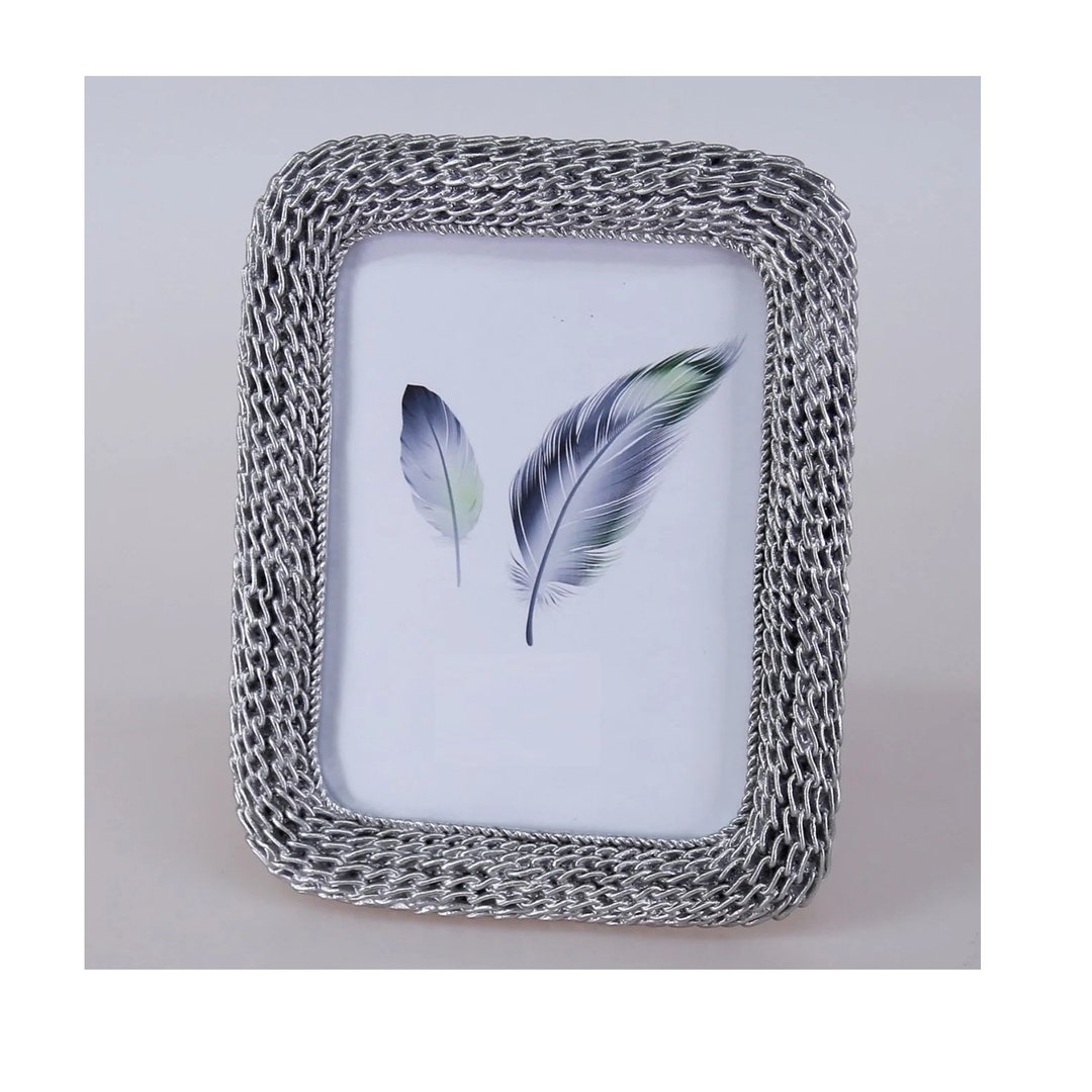 Chain Picture Frame in Silver Color - Etsy
