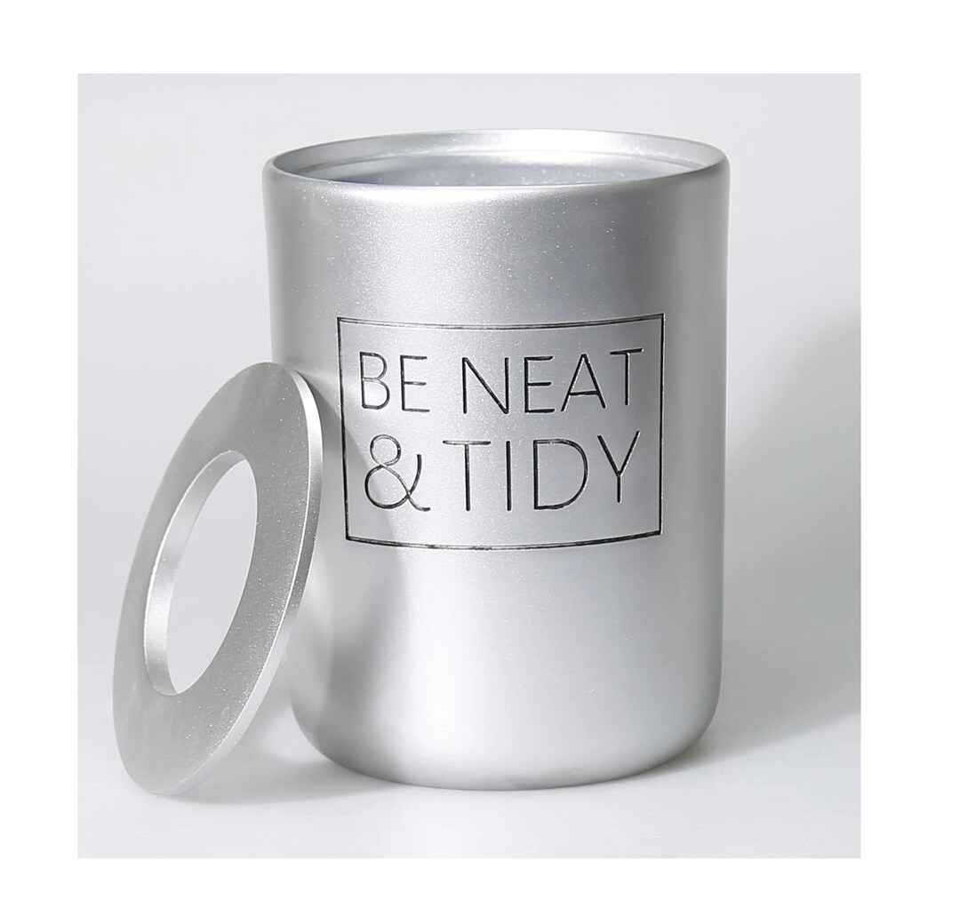 Clemente Waste Bins With Manuel Lid in Silver Color / Resin Silver ...