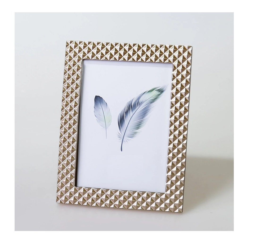 Pyramid Picture Frame in Taupe Color - Etsy