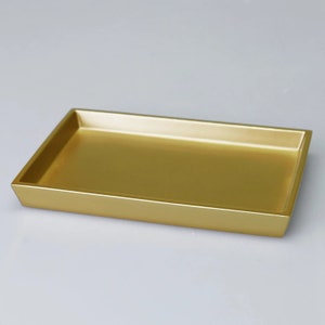 Diora Rectangle Bathroom Trays in Gold Color - Etsy