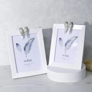 Angel Wings Picture Frame in White Color - Etsy