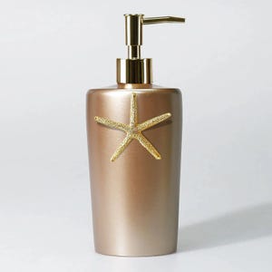 Ocean Liquid Soap Dispenser With Manual Pump in Black and Silver Color ...