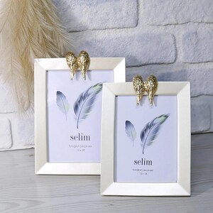 Angel Wings Picture Frame in White Color - Etsy