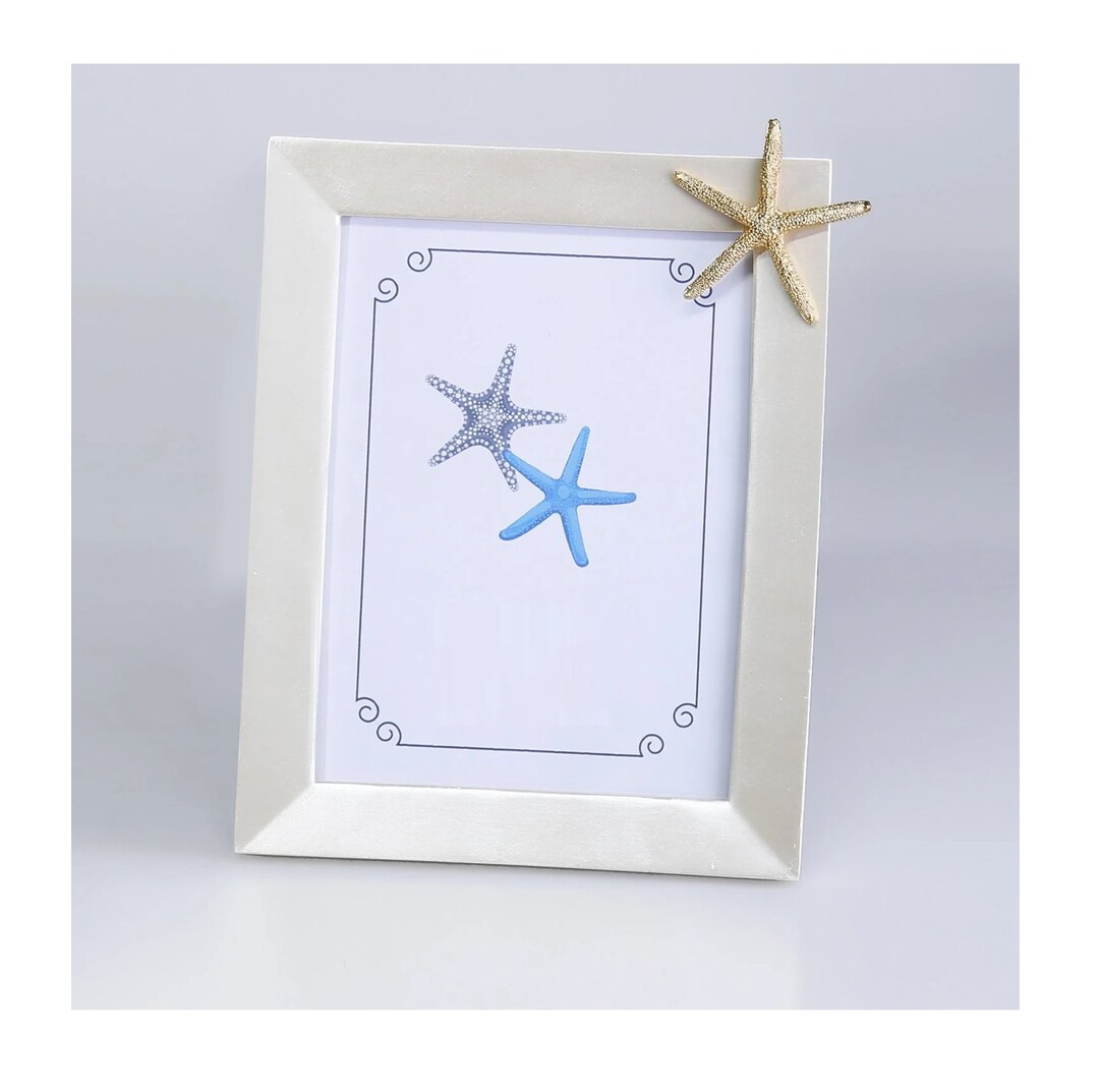 Starfish Picture Frame in Pearl Color - Etsy