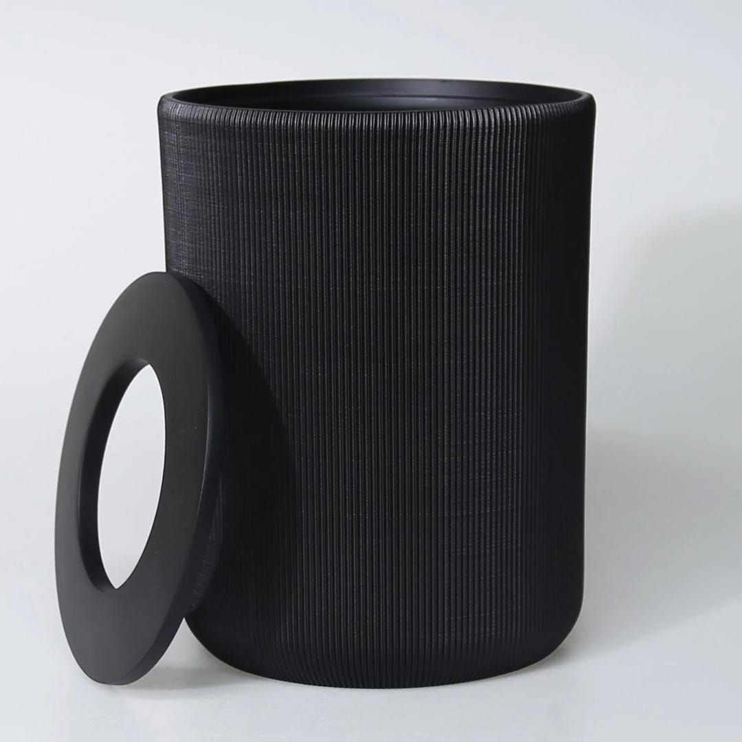 Lydia Trash Can With Manuel Lid for Bathroom, Kitchen, Office / Garbage ...