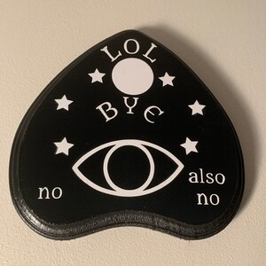 Planchette Goth Home Decor Pastel Grunge Weird Stuff Ouija Dark Aesthetic Witchy Sign Occult ...