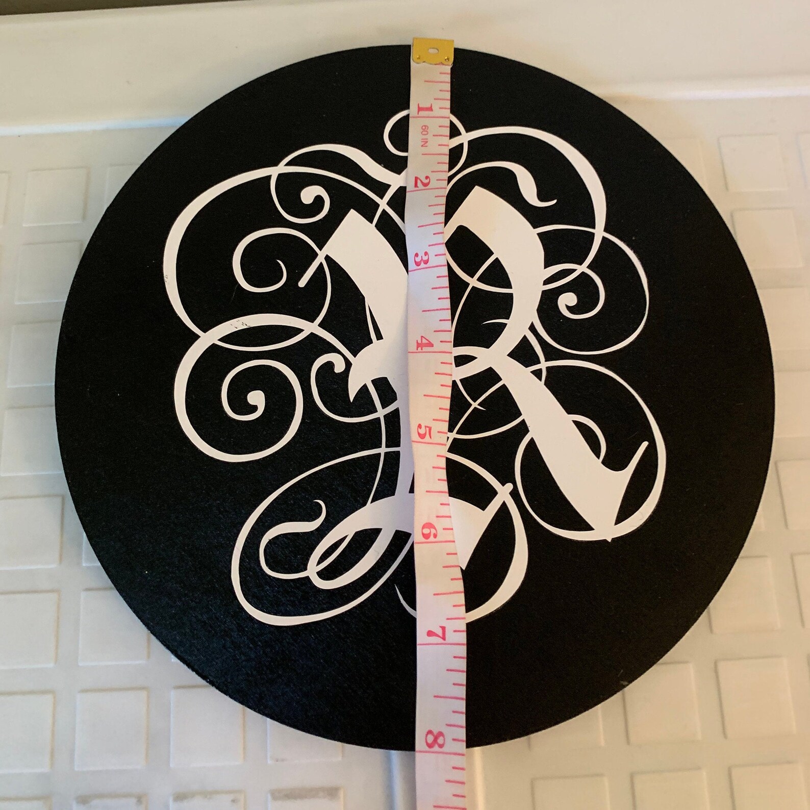 Gothic Monogram Personalized Initial Sign Gothic Door | Etsy