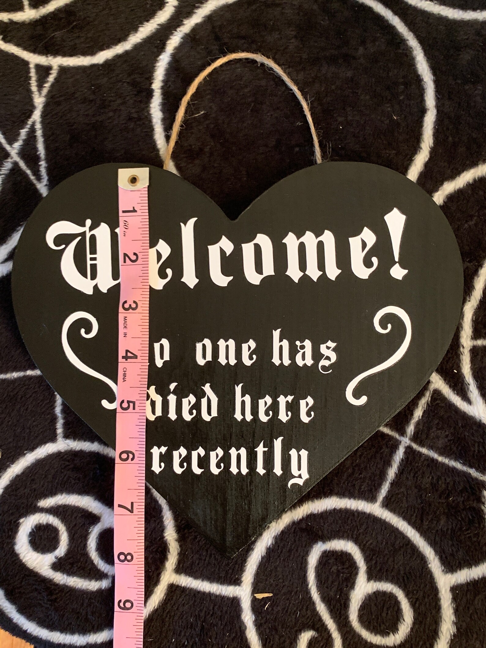 Welcome Sign Goth Home Decor Dark Humor Pastel Grunge - Etsy
