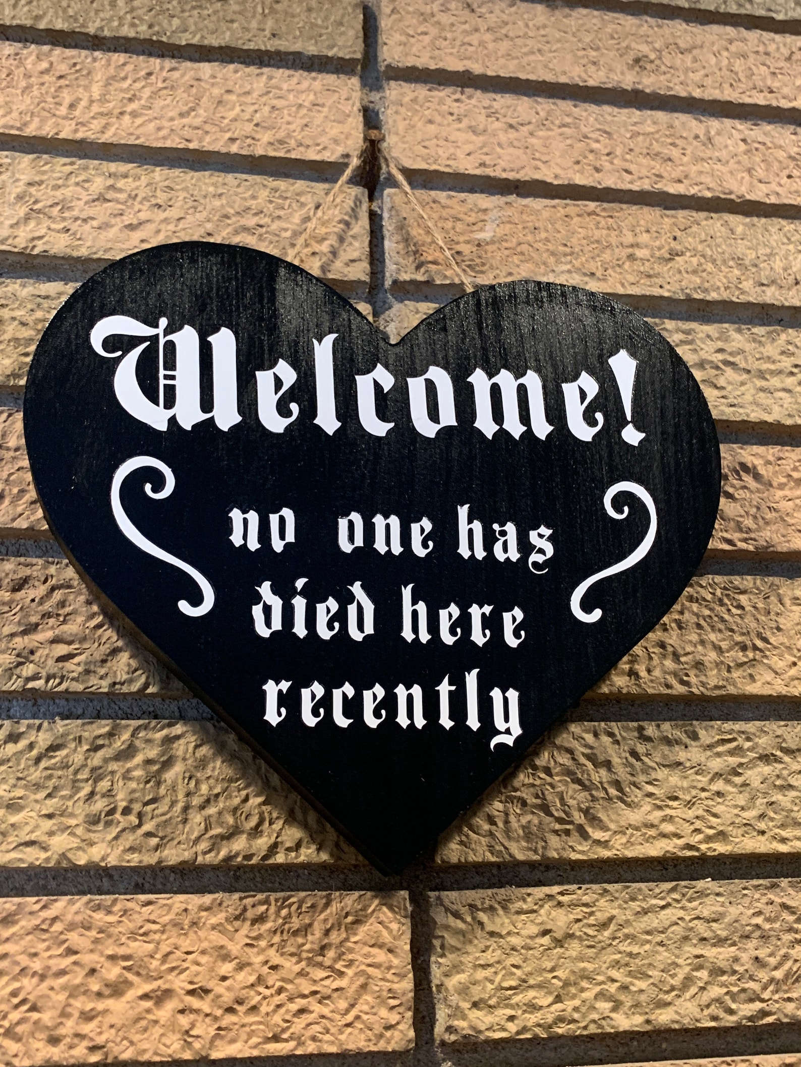 Welcome Sign Goth Home Decor Dark Humor Pastel Grunge - Etsy Canada